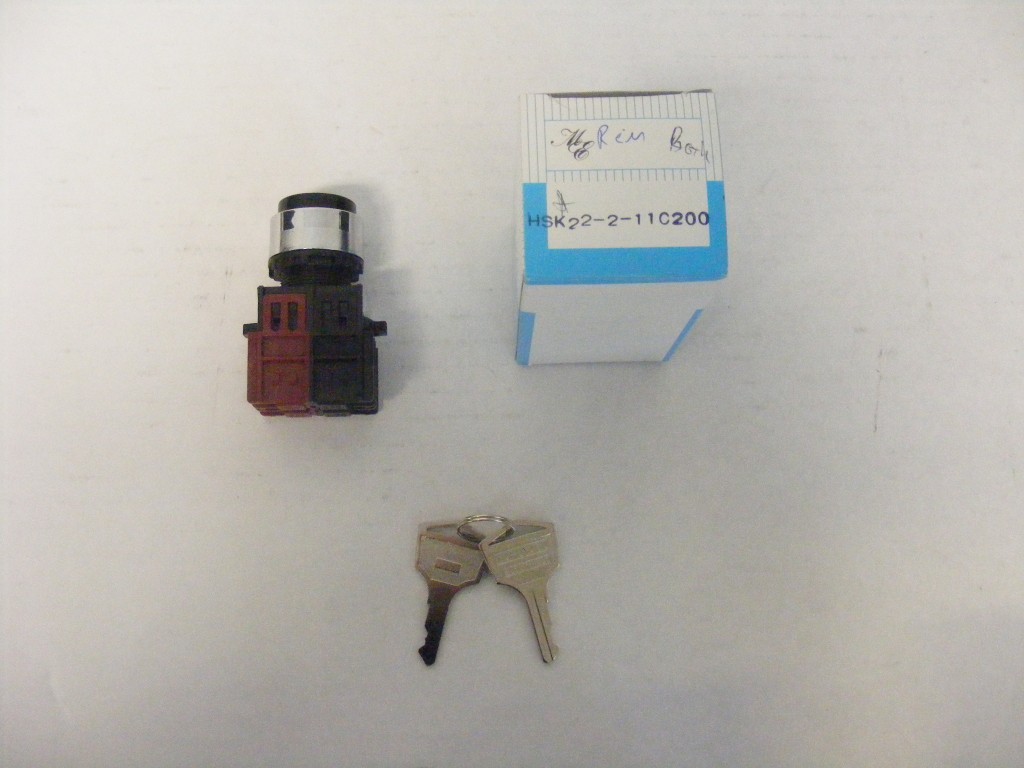 HSK22-2-11C200, 2 Position Key Operated Selector Switch - Salinger Electric
